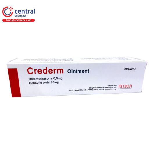 [CHÍNH HÃNG] Thuốc bôi Crederm Ointment 20g điều trị viêm da, vảy nến
