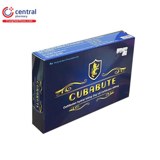 [CHÍNH HÃNG] Thuốc Cubabute 200mg điều trị viêm họng, viêm phế quản