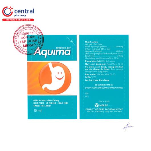[CHÍNH HÃNG] Thuốc Dạ Dày Aquima điều trị ợ hơi, khó tiêu hiệu quả