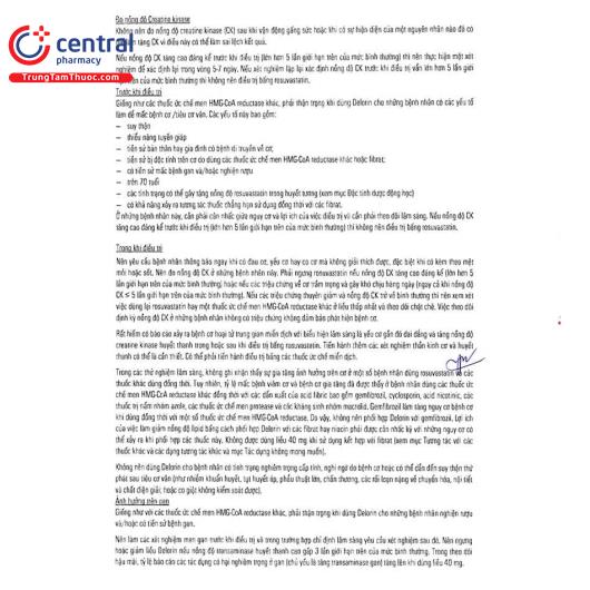 [CHÍNH HÃNG] Thuốc Delorin 10mg điều trị tăng cholesterol máu