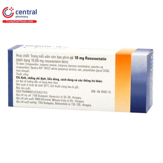 [CHÍNH HÃNG] Thuốc Delorin 10mg điều trị tăng cholesterol máu
