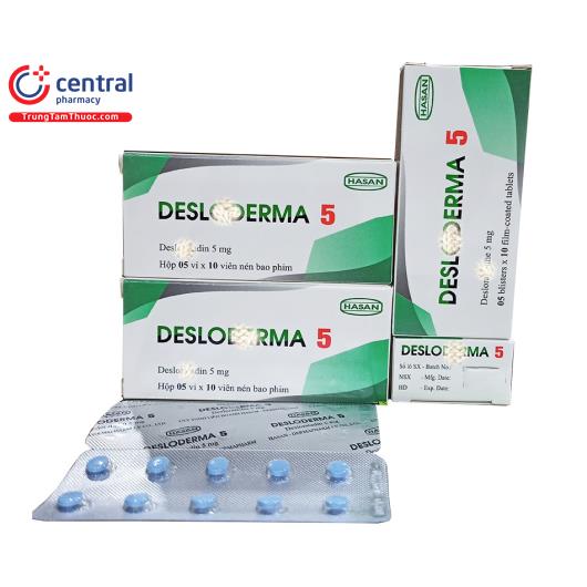 [CHÍNH HÃNG] Thuốc Desloderma 5 Hasan điều trị dị ứng, mề đay
