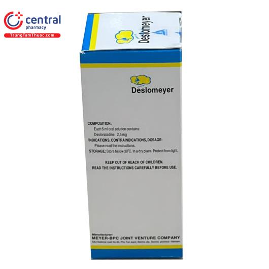 [CHÍNH HÃNG] Thuốc Deslomeyer (chai) - Thuốc chống dị ứng