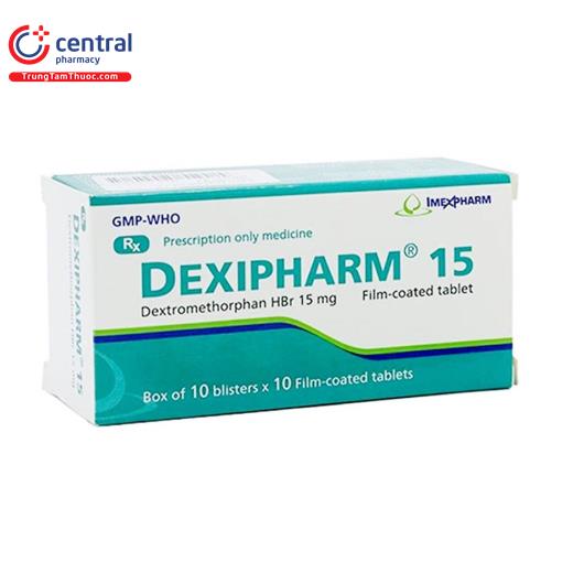 [CHÍNH HÃNG] Thuốc Dexipharm 15 VB (H/100) điều trị ho do cảm lạnh
