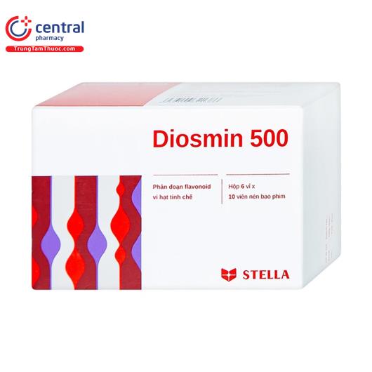 [CHÍNH HÃNG] Thuốc Diosmin 500 Stella điều trị suy giãn tĩnh mạch
