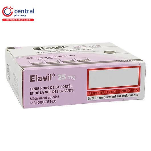 [CHÍNH HÃNG] Thuốc Elavil 25mg điều trị trầm cảm, chứng đái dầm ở trẻ