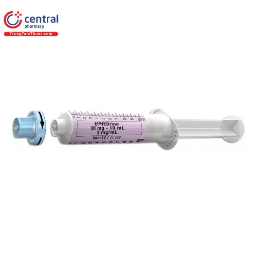 Thuốc Ephedrine Aguettant 30mg/10ml điều trị huyết áp thấp
