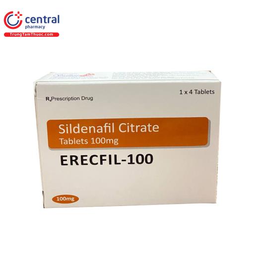 Thuốc Erecfil-100: tác dụng, liều dùng và lưu ý khi sử dụng