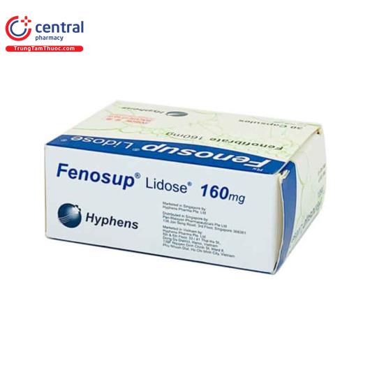 [CHÍNH HÃNG] Thuốc Fenosup Lidose 160 mg - Thuốc hạ mỡ máu hiệu quả