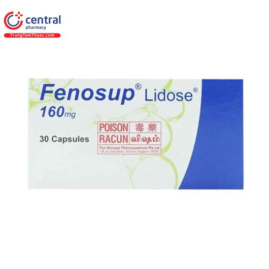 [CHÍNH HÃNG] Thuốc Fenosup Lidose 160 mg - Thuốc hạ mỡ máu hiệu quả