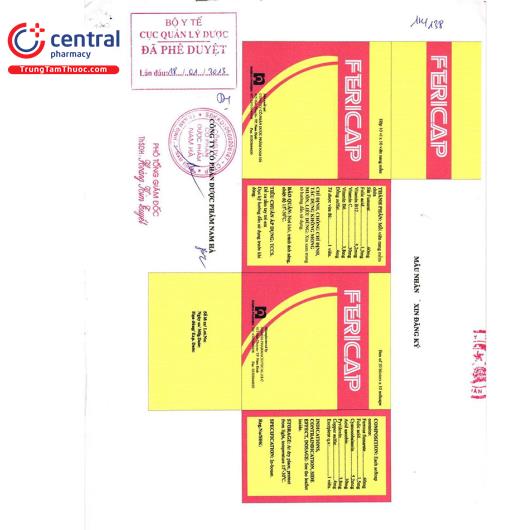 [CHÍNH HÃNG] Thuốc Fericap - Giải pháp cho người thiếu máu