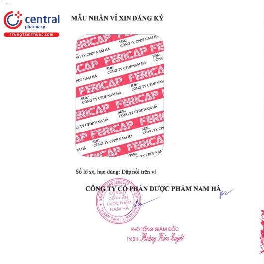 [CHÍNH HÃNG] Thuốc Fericap - Giải pháp cho người thiếu máu