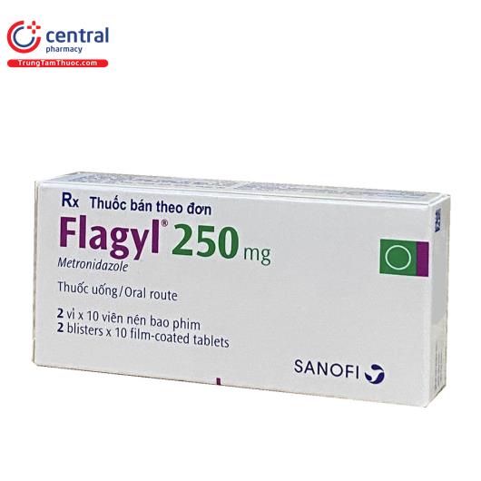 Thuốc Flagyl 250mg (Metronidazole 250mg): tác dụng, chỉ định, giá bán