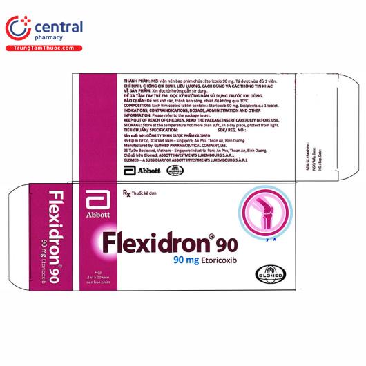 [CHÍNH HÃNG] Thuốc Flexidron 90 - Thuốc NSAIDs kháng viêm hiệu quả.