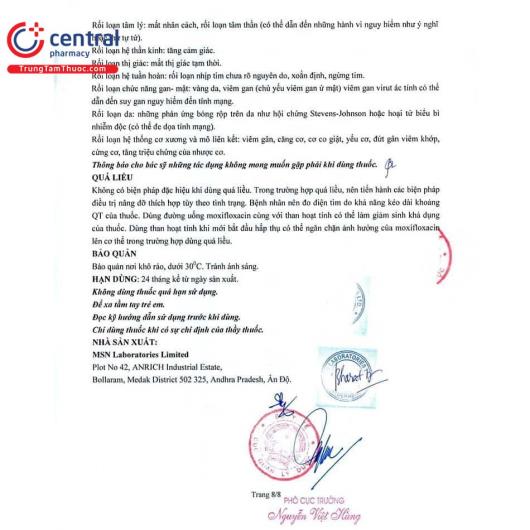 [CHÍNH HÃNG] Thuốc Floxsafe 400 điều trị nhiễm khuẩn của Ấn Độ