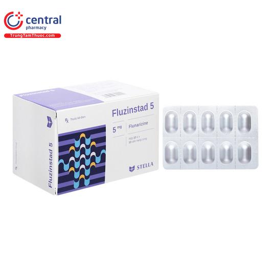 Thuốc Fluzinstad 5mg Stella phòng ngừa và điều trị đau nửa đầu