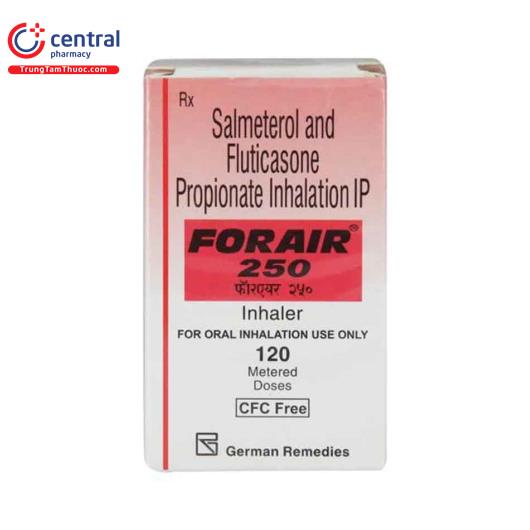 [CHÍNH HÃNG] Thuốc Forair 250 điều trị hen suyễn, COPD