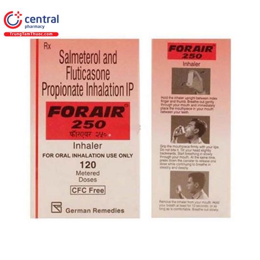 [CHÍNH HÃNG] Thuốc Forair 250 điều trị hen suyễn, COPD
