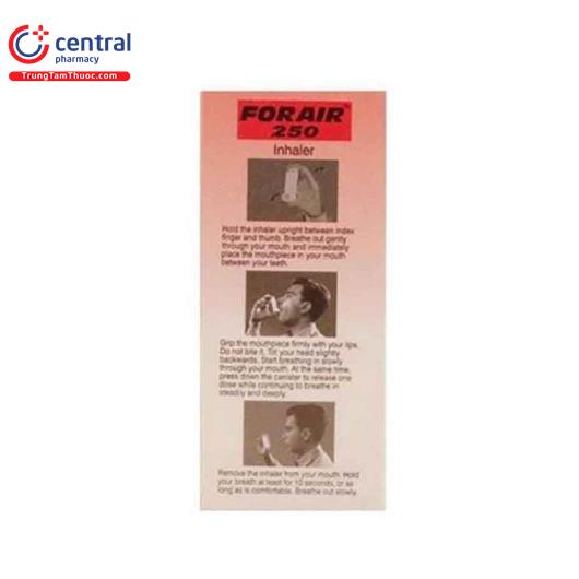[CHÍNH HÃNG] Thuốc Forair 250 điều trị hen suyễn, COPD
