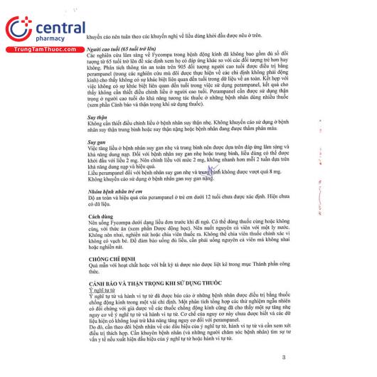 [CHÍNH HÃNG] Thuốc Fycompa 8mg Eisai điều trị bệnh động kinh hiệu quả