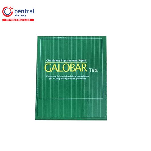 [CHÍNH HÃNG] Thuốc Galobar Tab 80mg: Điều trị rối loạn tuần hoàn