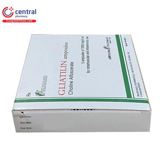 Thuốc Gliatilin ampoules - Đột quị trong cơn cấp, phục hồi chức năng