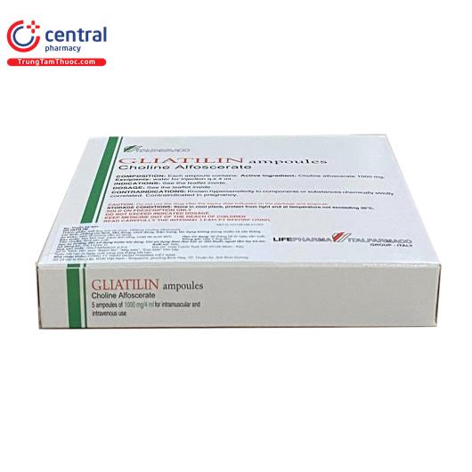 Thuốc Gliatilin ampoules - Đột quị trong cơn cấp, phục hồi chức năng