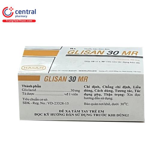 [CHÍNH HÃNG] Thuốc Glisan 30 MR - Thuốc điều trị tiểu đường