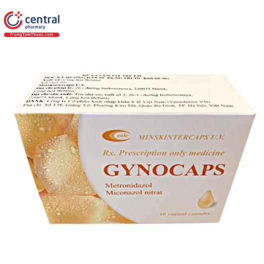 [CHÍNH HÃNG] Thuốc Gynocaps điều trị nấm Candida Albicans âm đạo