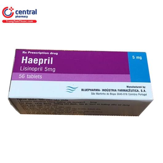 [CHÍNH HÃNG] Thuốc Haepril 5 mg- Thuốc hạ huyết áp hiệu quả