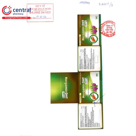 [CHÍNH HÃNG] Thuốc HergaminDHT 140mg trị viêm gan, xơ gan hiệu quả