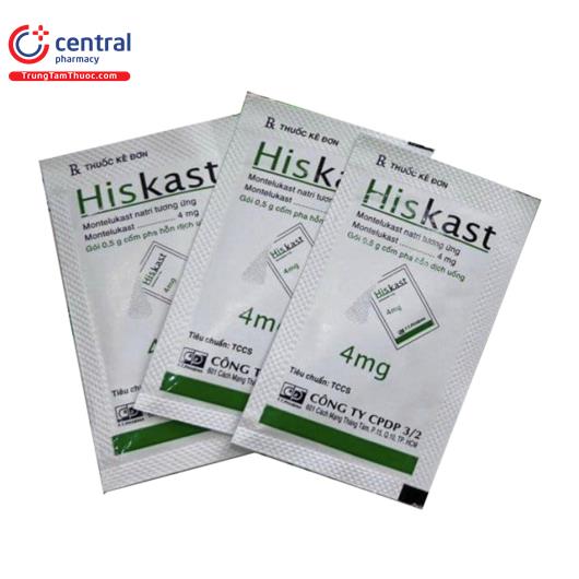 [CHÍNH HÃNG] Thuốc Hiskast 4mg điều trị hen phế quản mạn tính