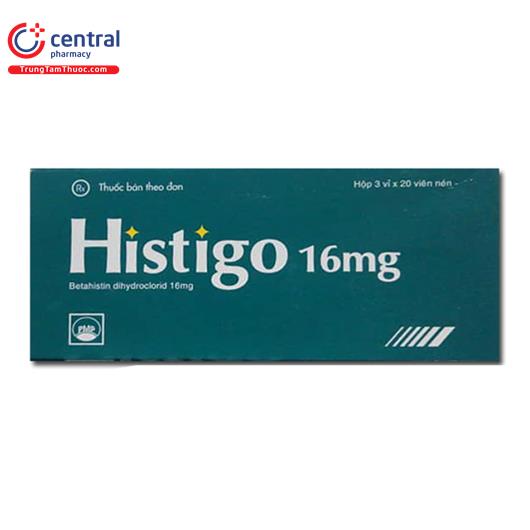 Thuốc Histigo 16mg - Điều trị ù tai, chóng mặt, giảm thính giác