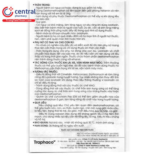 [CHÍNH HÃNG] Thuốc viên Methorphan Traphaco trị ho, cảm cúm, cảm lạnh