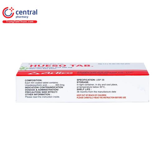 [CHÍNH HÃNG] Thuốc Hueso Tab 300mg điều trị sỏi mật