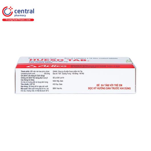 [CHÍNH HÃNG] Thuốc Hueso Tab 300mg điều trị sỏi mật