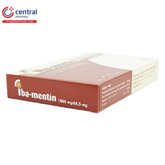 [CHÍNH HÃNG] Thuốc Iba-mentin 1000mg/62.5mg điều trị nhiễm khuẩn