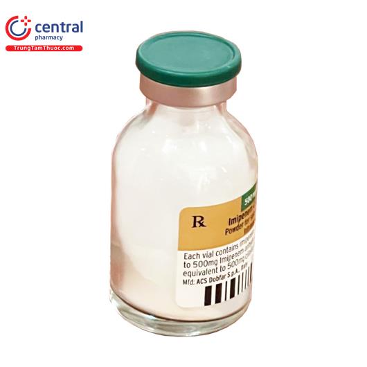 Thuốc Imipenem Cilastatin Kabi 500mg điều trị nhiễm khuẩn nặng