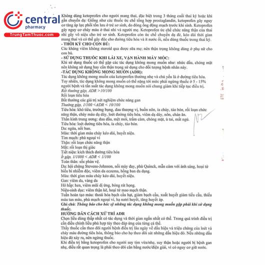 [CHÍNH HÃNG] Thuốc Inflafen 75 điều trị viêm đau xương khớp