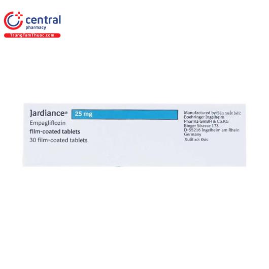 [CHÍNH HÃNG] Thuốc Jardiance 25mg giúp hạ đường máu, biến cố tim mạch