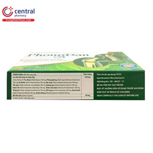 [CHÍNH HÃNG] Thuốc Khớp Phong Dan giảm đau lưng, đau khớp