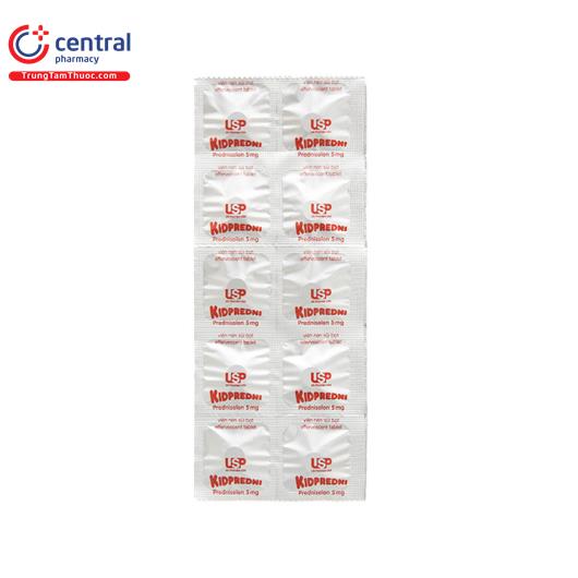 [CHÍNH HÃNG] Thuốc Kidpredni 5mg - Thuốc kháng viêm, chống dị ứng