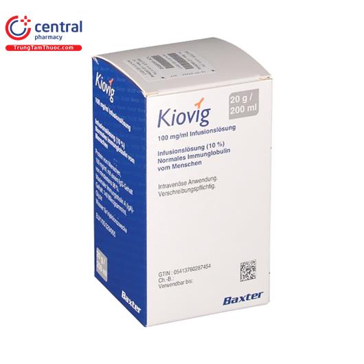 [CHÍNH HÃNG] Thuốc Kiovig điều trị hội chứng suy giảm miễn dịch