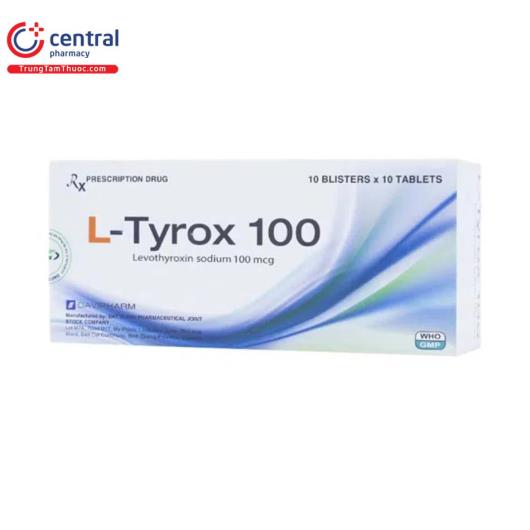 [CHÍNH HÃNG] Thuốc L-Tyrox 100 - Điều trị các hội chứng suy giáp