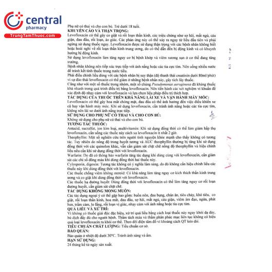 [CHÍNH HÃNG] Thuốc Levocide 500 - Kháng sinh phổ rộng diệt khuẩn mạnh