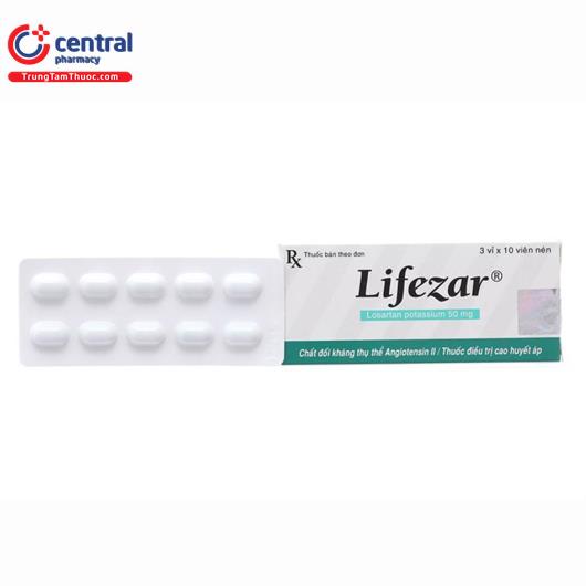 Thuốc Lifezar 50mg - Thuốc điều trị tăng huyết áp