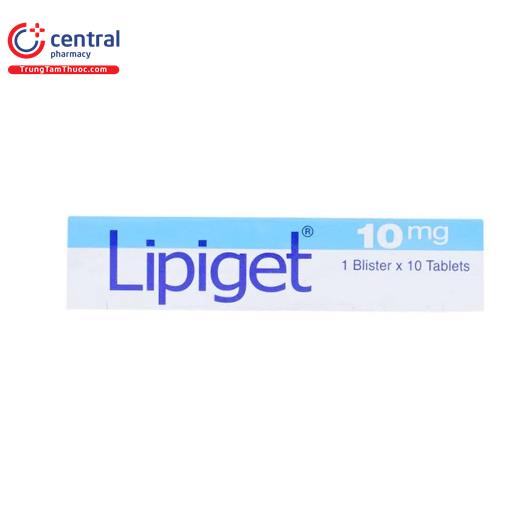 [CHÍNH HÃNH] Thuốc Lipiget 10mg tác dụng hạ cholesterol máu