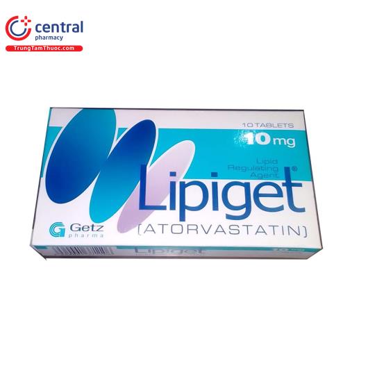 [CHÍNH HÃNH] Thuốc Lipiget 10mg tác dụng hạ cholesterol máu