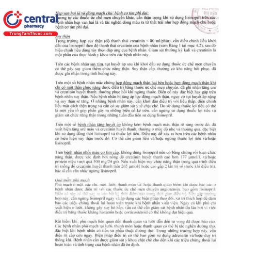 [CHÍNH HÃNG] Thuốc Lisopress 5mg dành cho bệnh nhân cao huyết áp