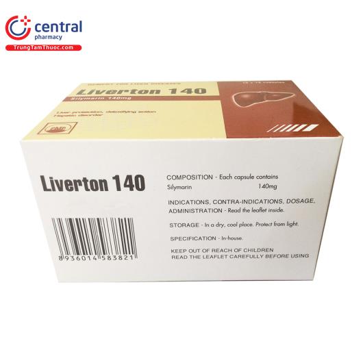 [CHÍNH HÃNG] Thuốc Liverton 140 điều trị các bệnh về gan